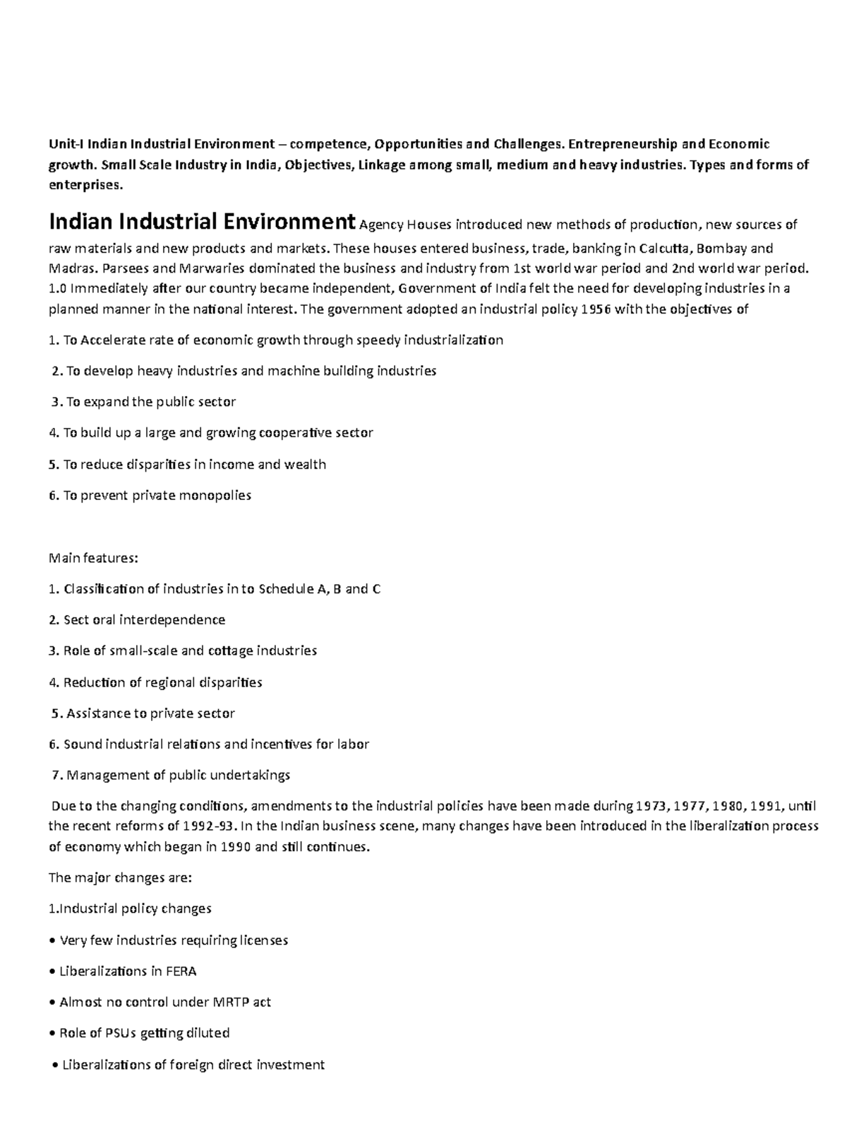 ENTP 101: Indian Industrial Environment - Opportunities & Challenges ...