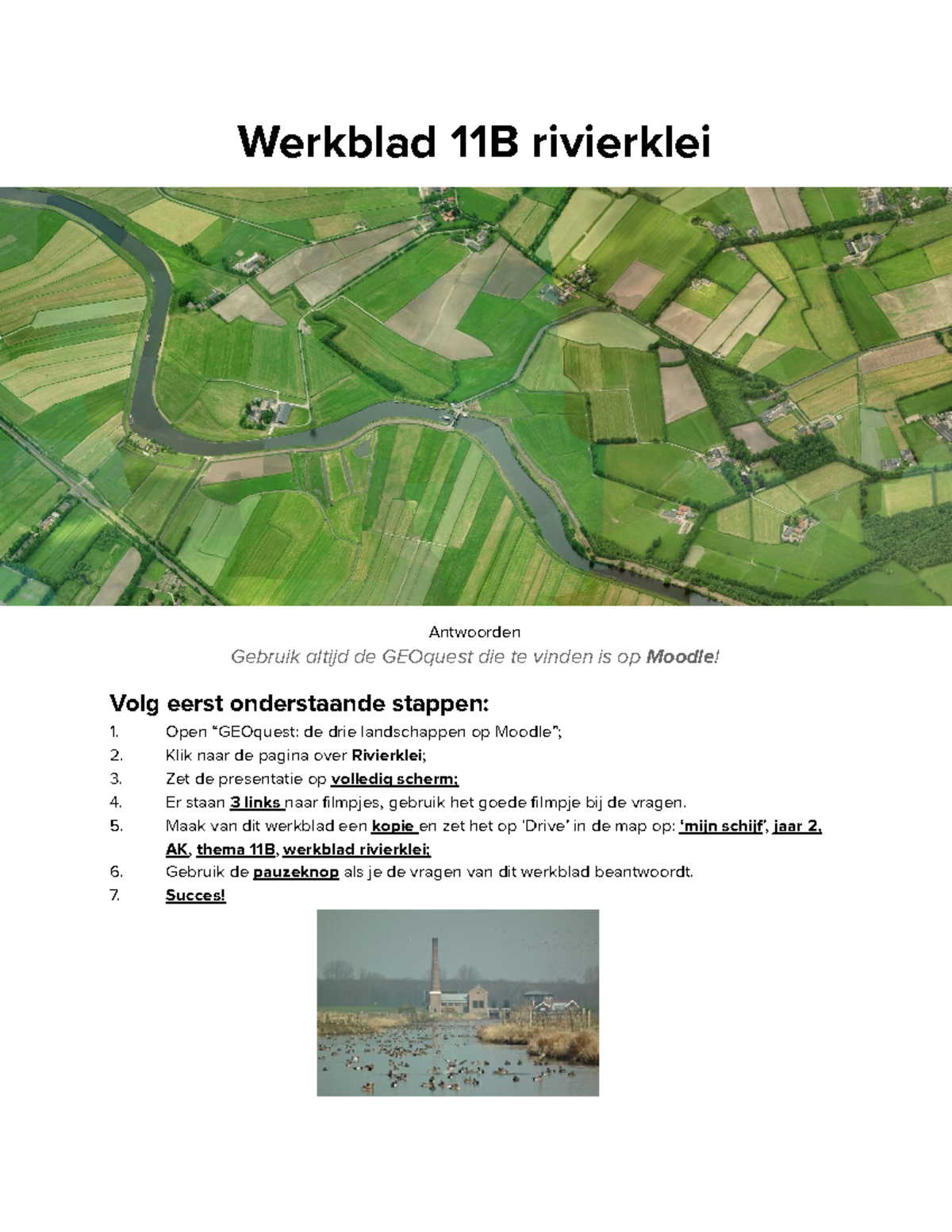 Werkblad 11B: Rivierklei - Antwoorden en Instructies voor Jaar 2 AK ...
