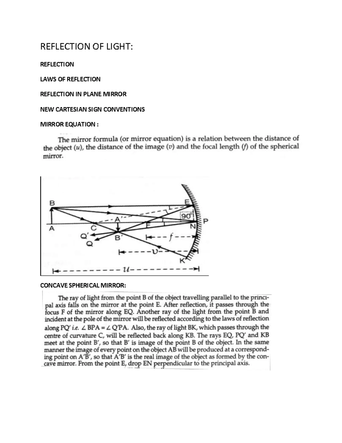 Convex Lens-1: Ray Optics Focal Length Experiment Notes - Studocu