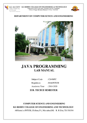 R22B - Cse syllabus copy - JAWAHARLAL NEHRU TECHNOLOGICAL UNIVERSITY HYDERABAD B. in COMPUTER ...
