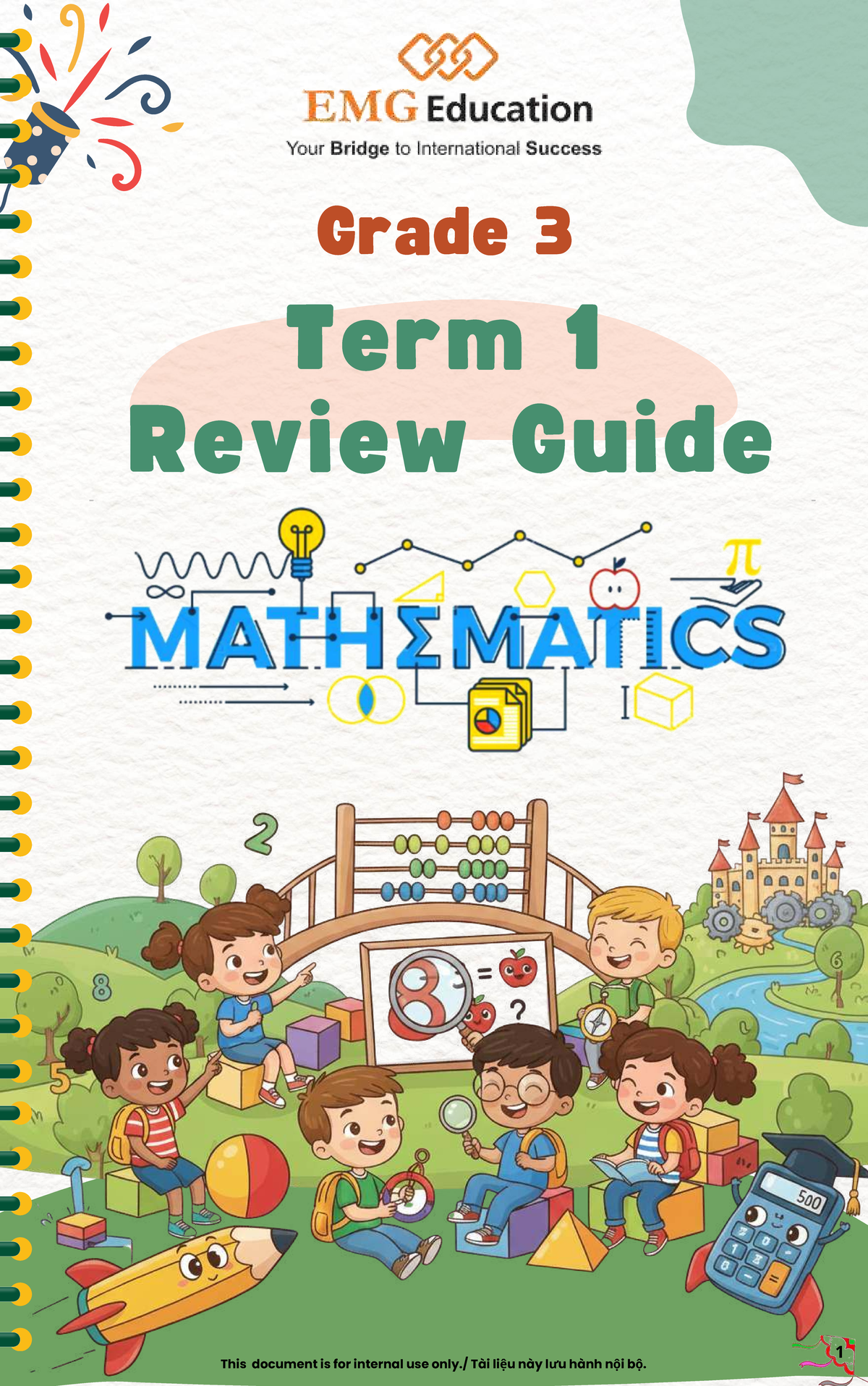 Grade 3 Maths Term 1 Review Guide: Key Concepts & Practice - Studocu