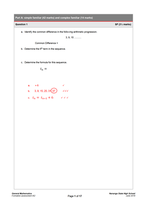Qce General Math - Formula Sheet - Formula book General Mathematics v1 ...