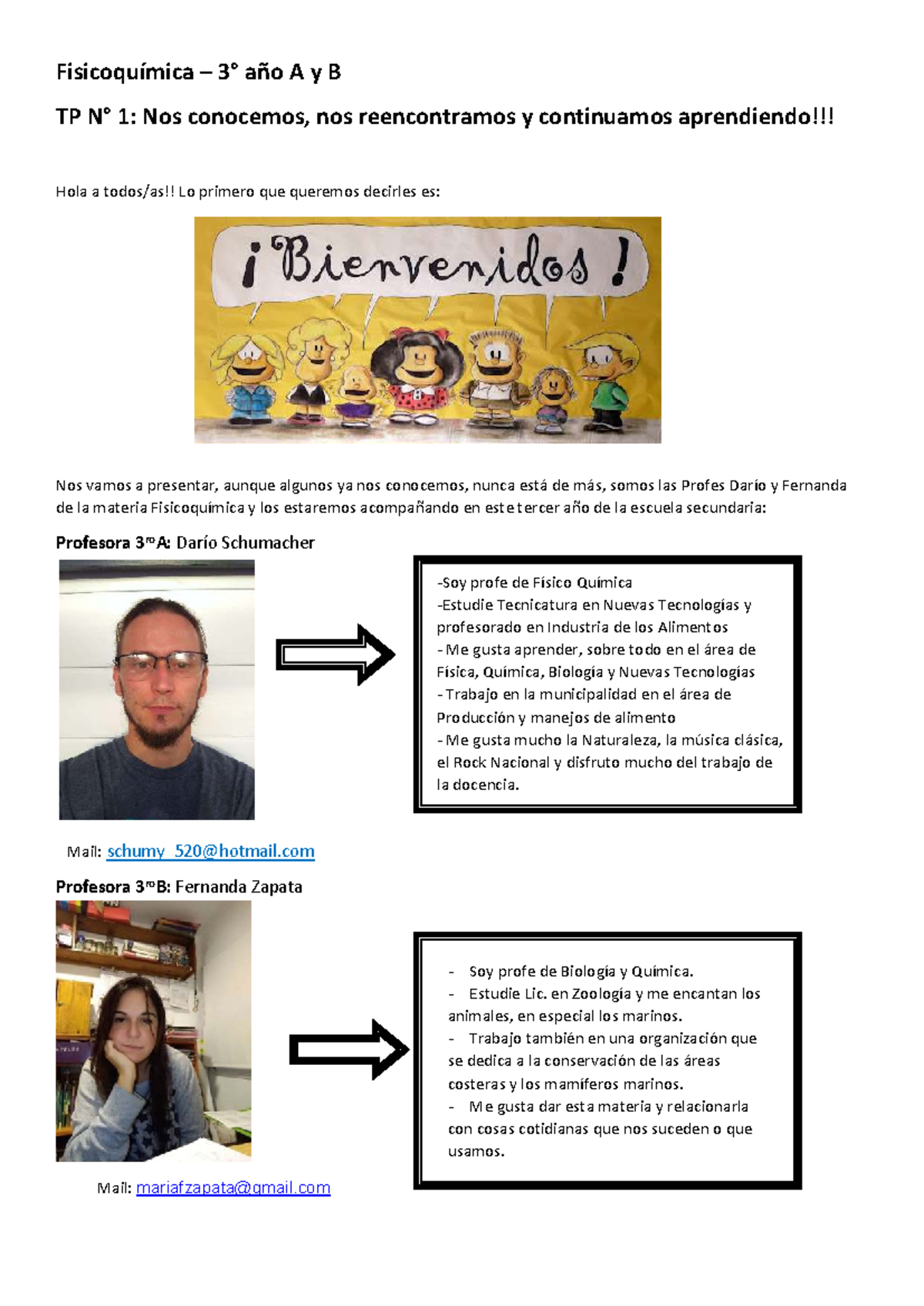 TP 1: Introducción a Fisicoquímica - 3ro A y B (Zapata y Schumacher ...