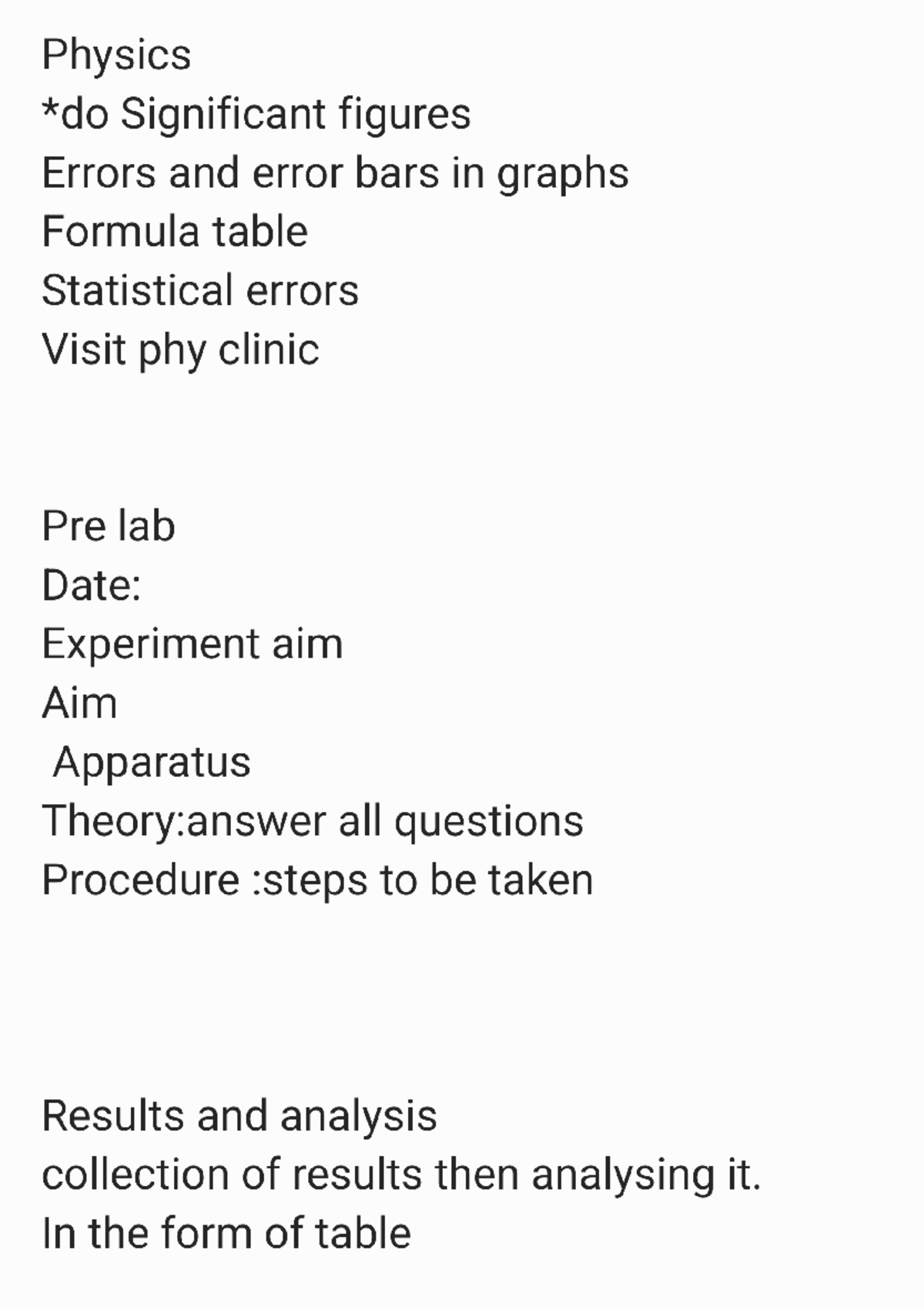 Physics 240812 Lab Notes: Errors, Error Bars & Significant Figures ...