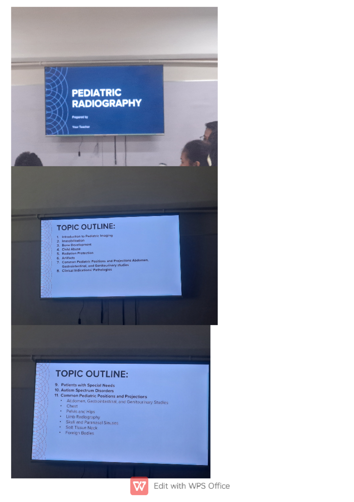 Pediatric Radiography Overview: Key Concepts and Techniques - Studocu