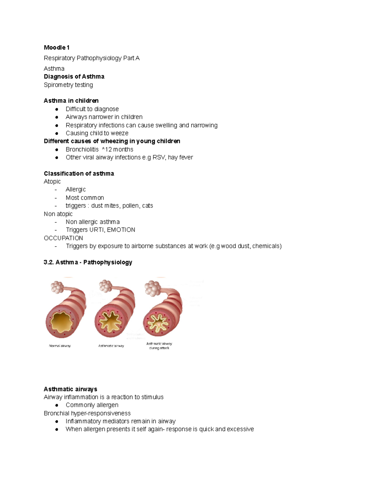 Respiratory & Cardiovascular Pathophysiology Exam Notes (NURBN 2023 ...
