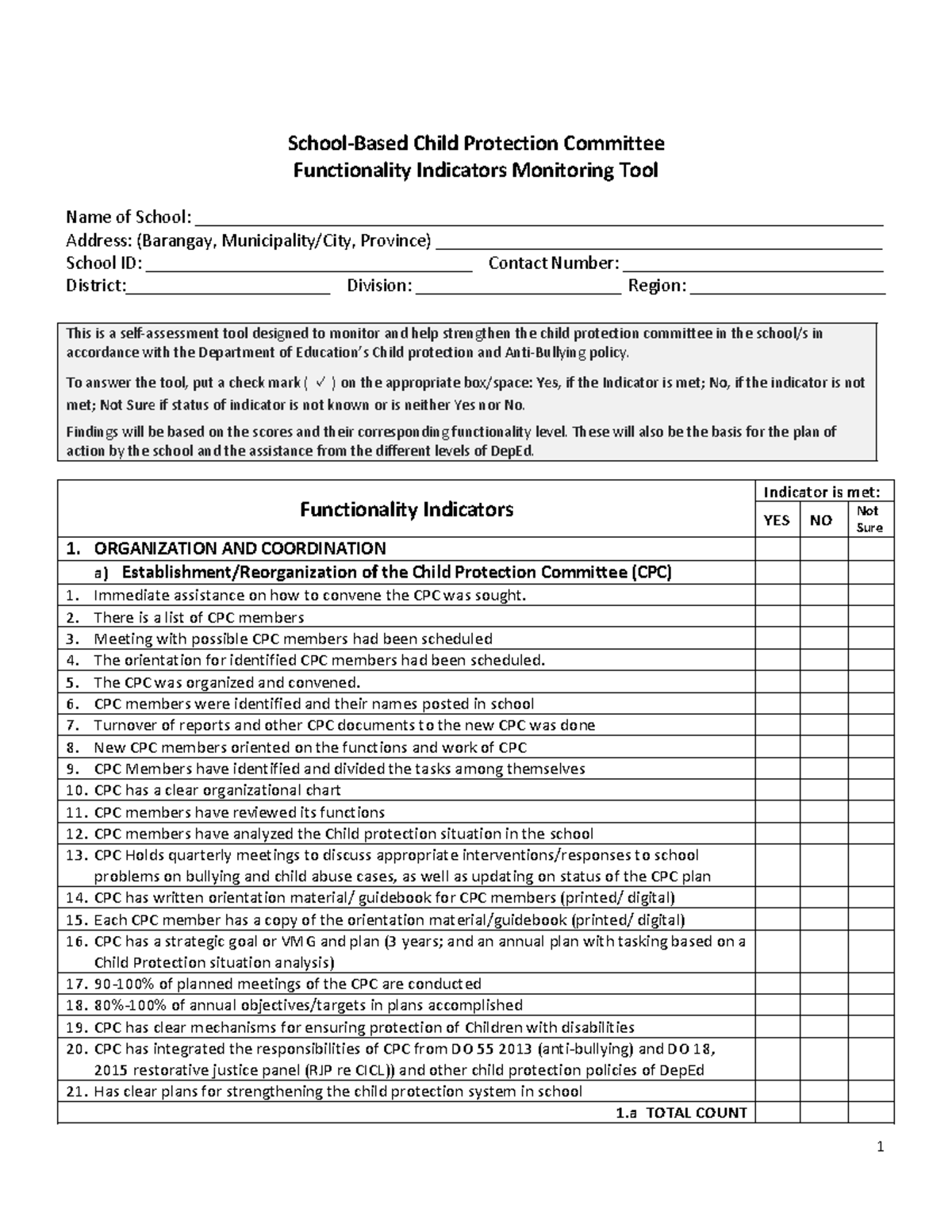 CPC-Functionality-Indicators-Monitoring-Tool - Studocu