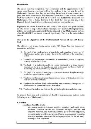 2020 - R1 - past paper from edge learning - IBA UNIVERSITY Entry test ...