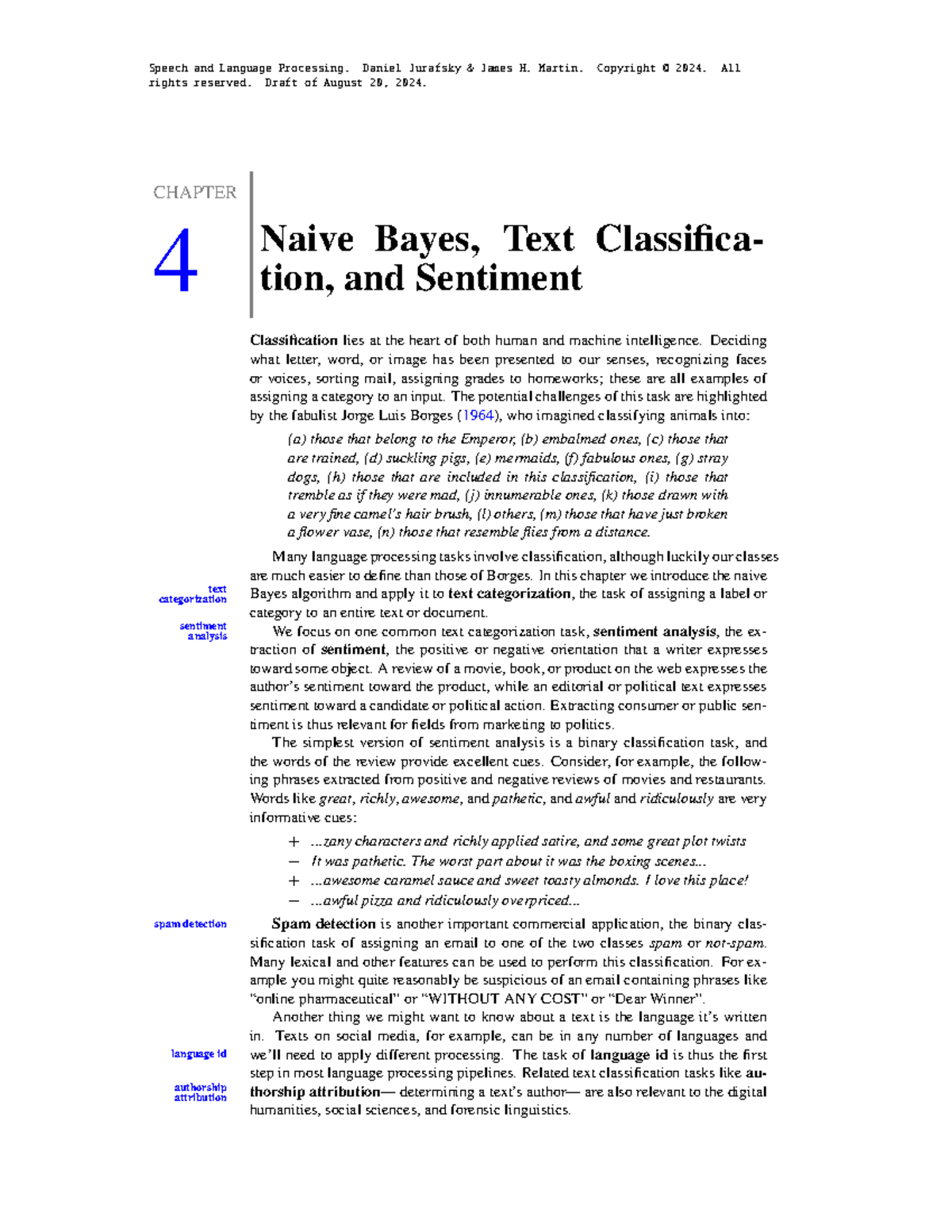 Naive Bayes Classification: Chapter 4 - Text Classification & Sentiment ...