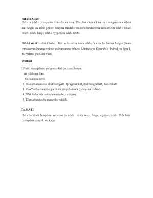 [Solved] Maana ya isimu - fonetiki (kis 211) - Studocu