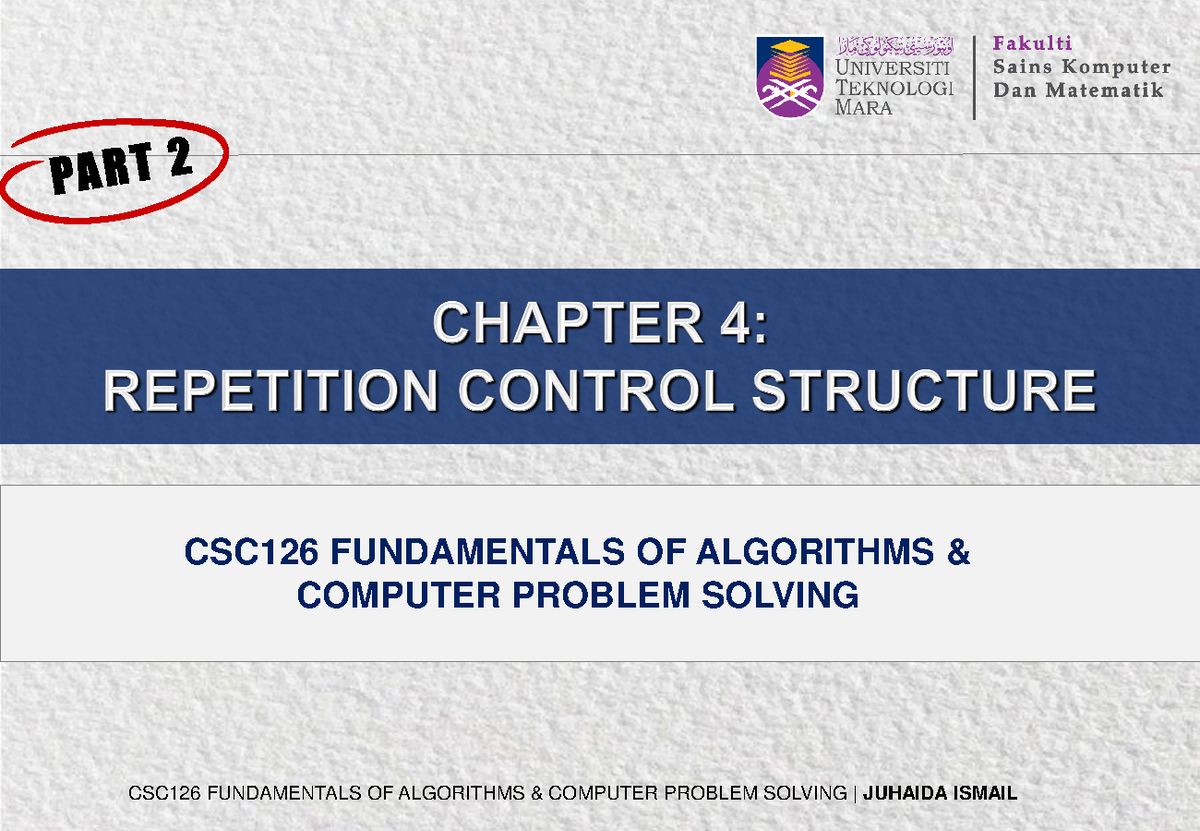 CSC126 Lesson Outcomes: Understanding Loops and Control Flow - Studocu