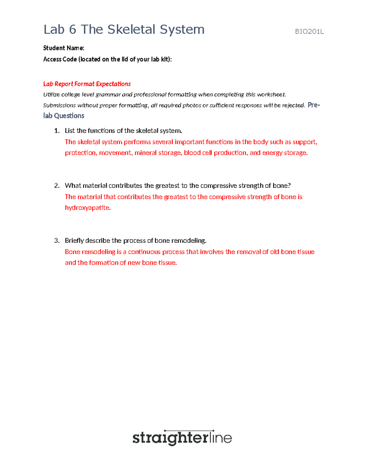 BIO201 Lab 6 - Comprehensive Skeleton Classification Assignment - Studocu