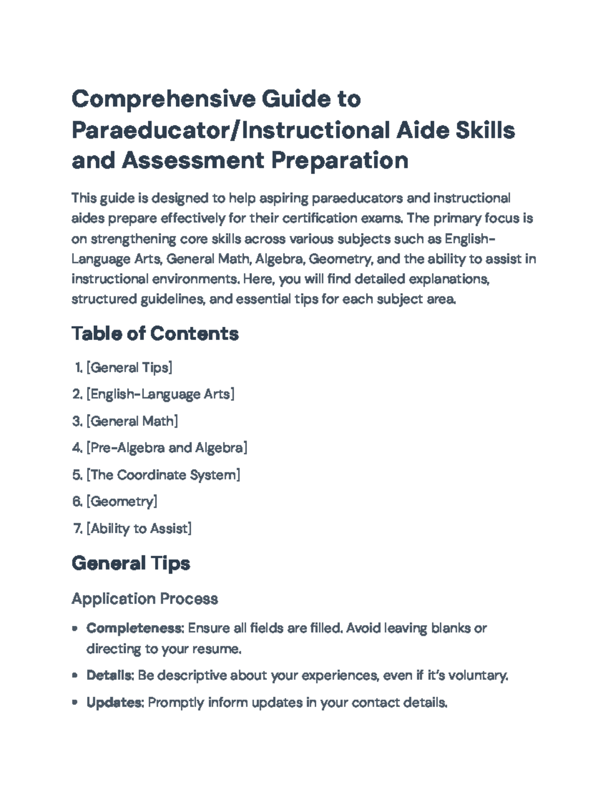 Comprehensive Guide to Paraeducator Skills & Assessment Prep ...