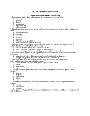 Bio 210 Test 1 Layout - BIO 210 SAMPLE EXAM 1 (CHAPTERS 1-3) (answer ...