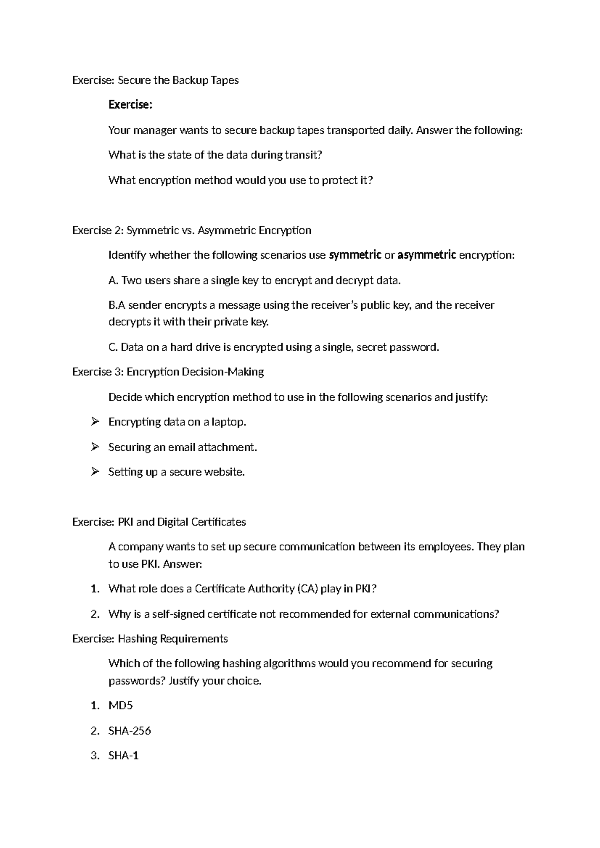 Week 3-6: Cryptography Class Discussion & Lab Activities (CSE 101 ...
