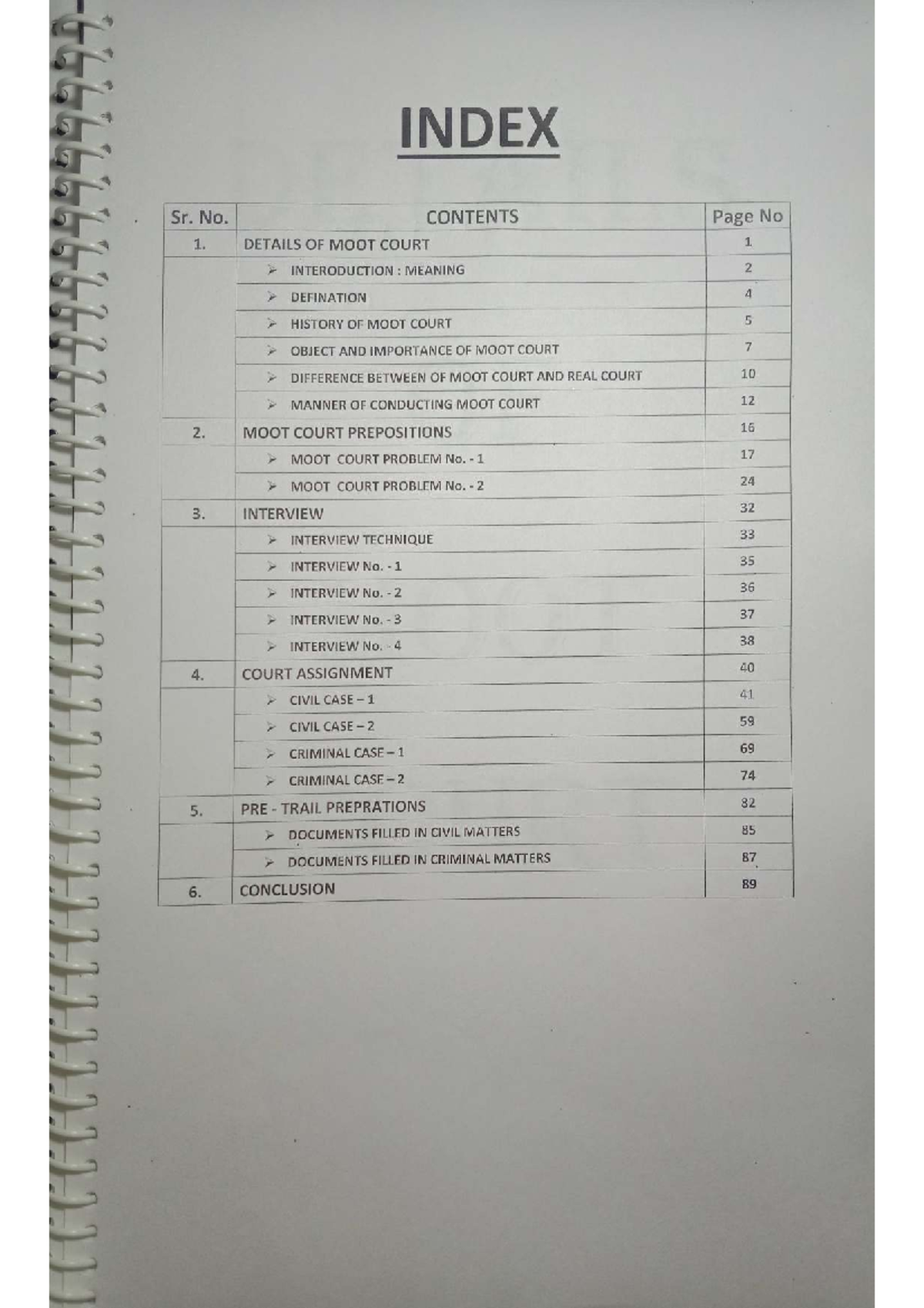 Moot Court Practical File: Comprehensive Guide and Techniques - Studocu