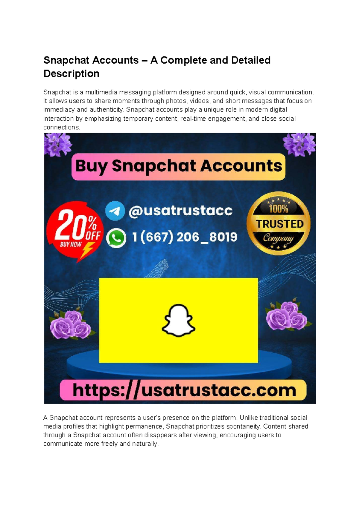 (7,3) A Comprehensive Guide to Snapchat Account Management - Studocu