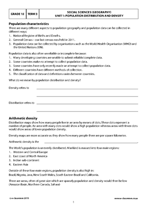 [Solved] The use of questionnaire - Introduction to human geography ...