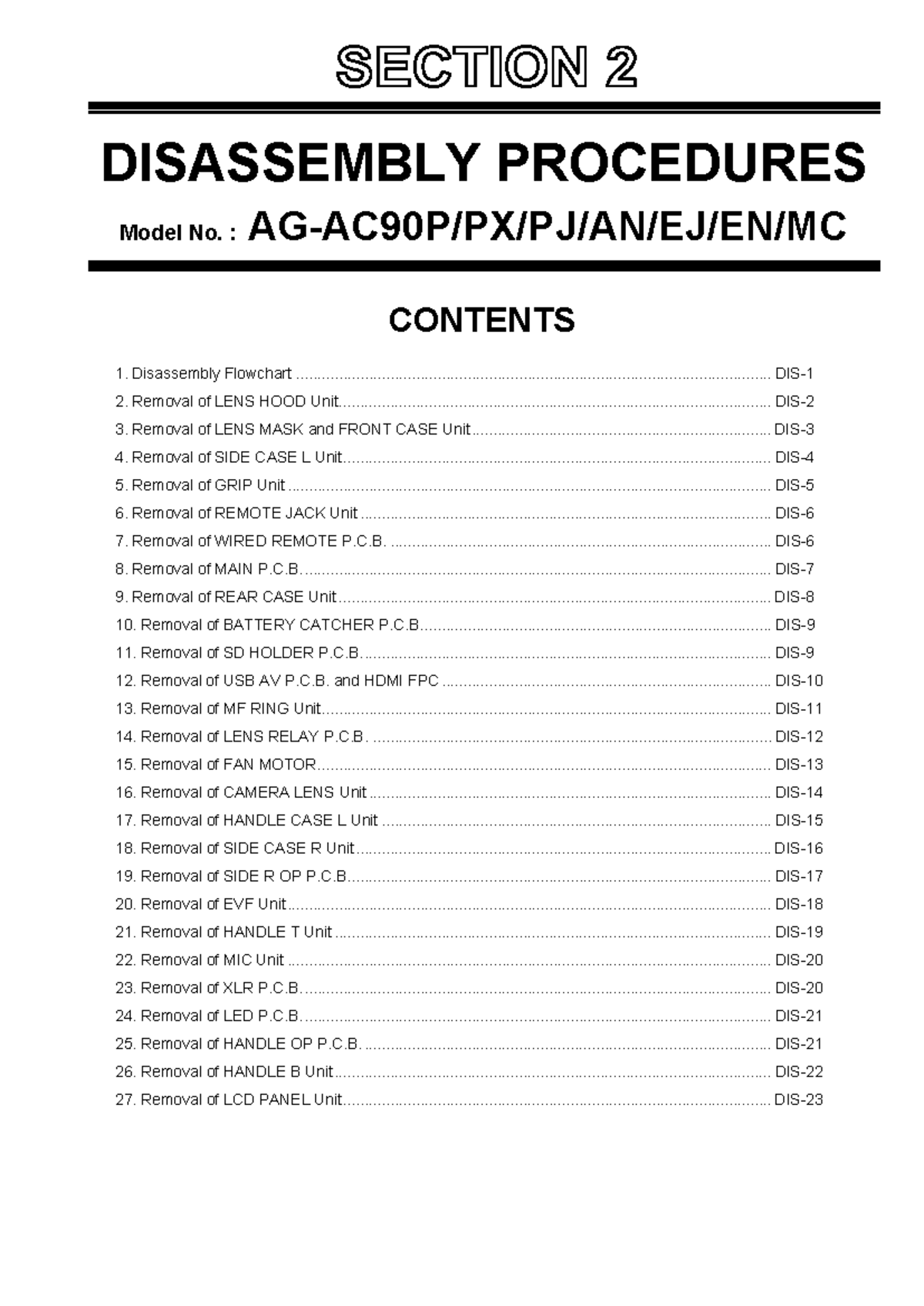 S2 Disassembly Procedures: Comprehensive Guide - Studocu