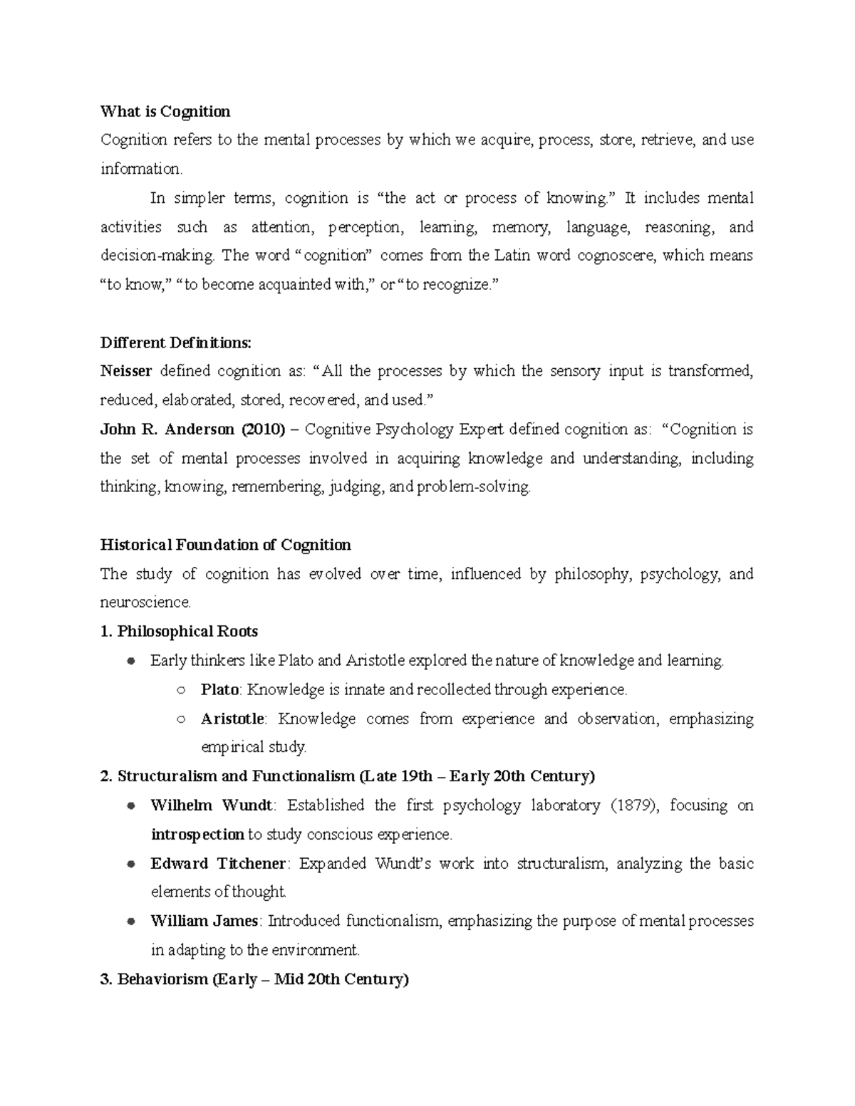 Introduction to Cognitive Abilities: Understanding Cognition and ...