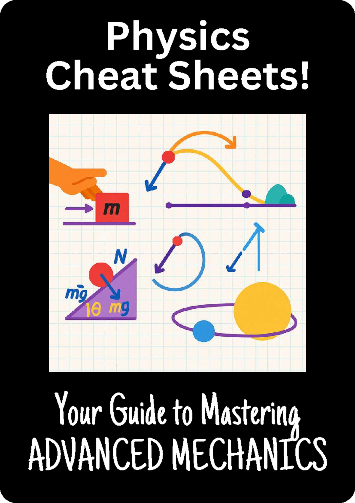 Physics Advanced Mechanics Cheat Sheet: Projectile & Circular Motion ...
