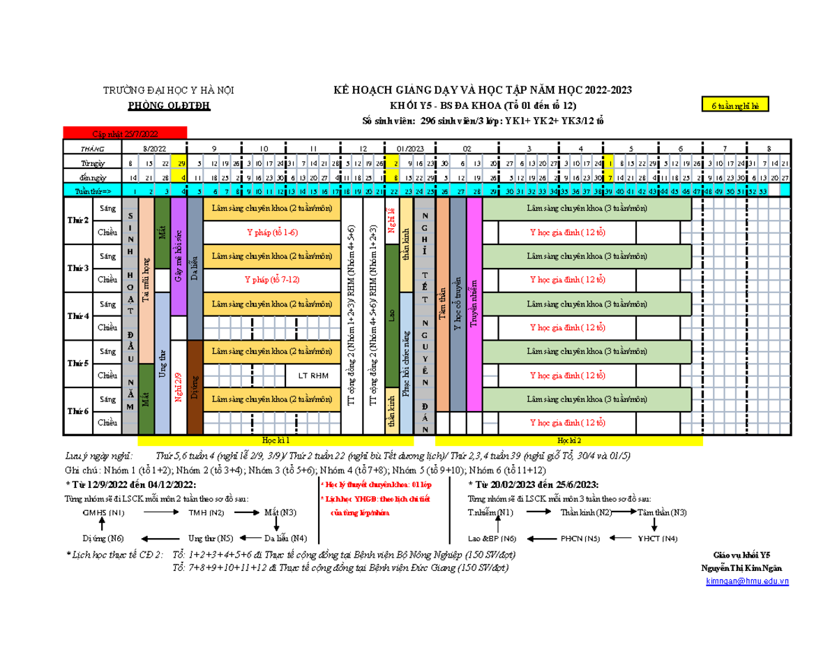 1. TKB Y5 NH 2022-2023. Final 2.8.22 - 8 15 22 29 5 12 19 26 3 10 17 24 31 7 14 21 28 5 12 19 26 ...