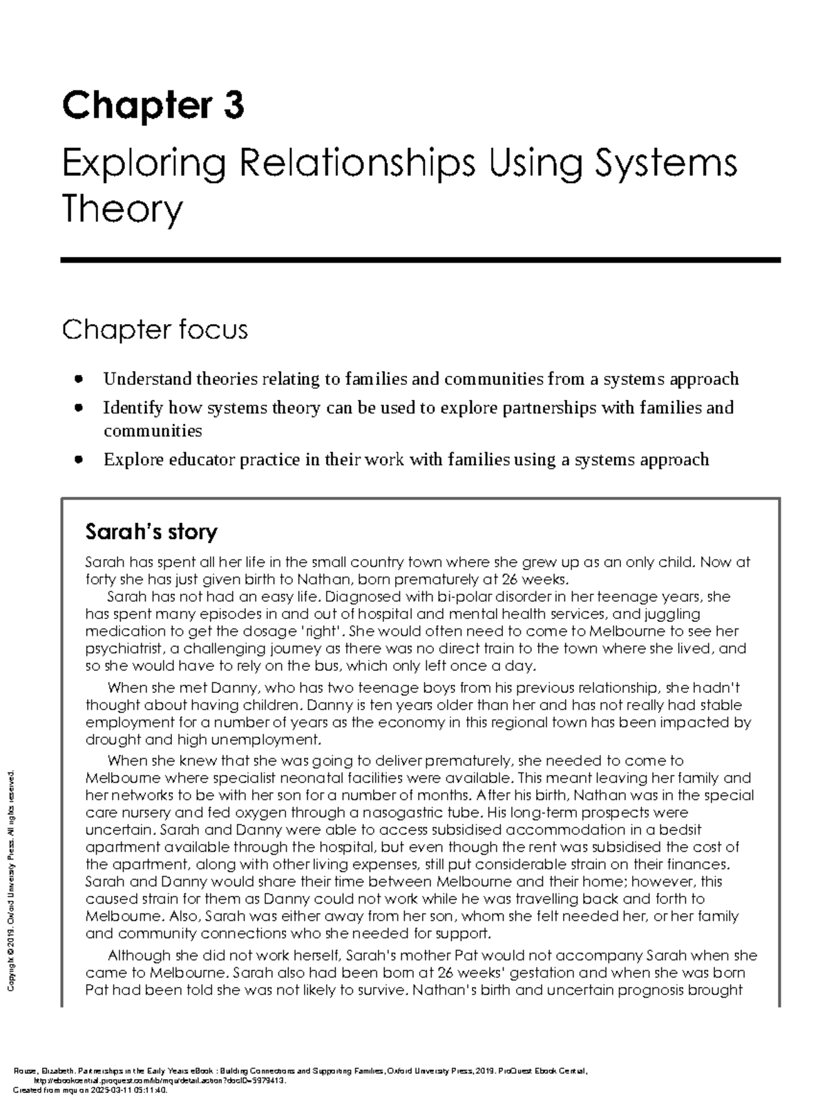 Chapter 3: Understanding Family and Community Relationships through ...