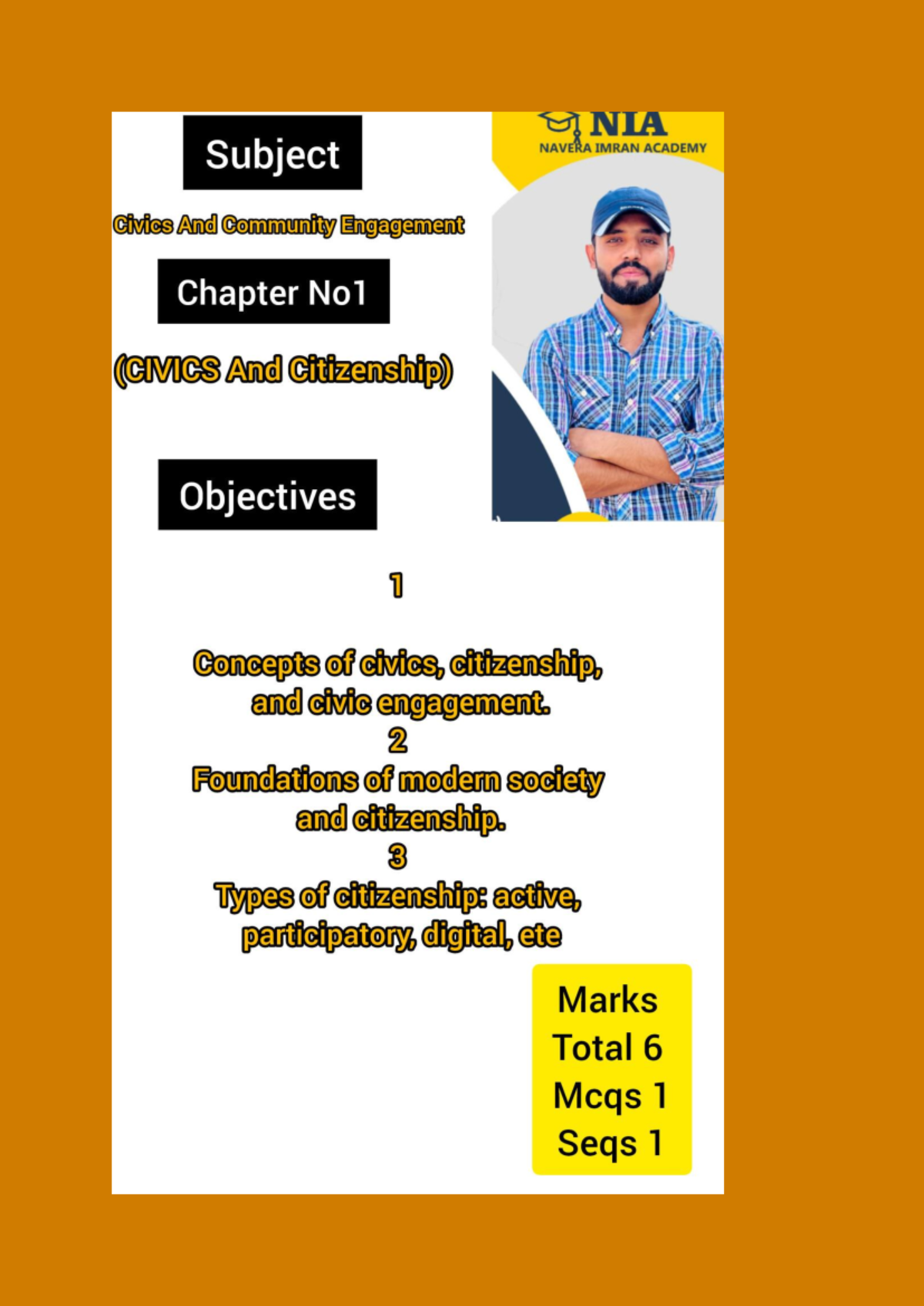 CIV 101: Chapter 1 - Introduction to Civics and Citizenship - Studocu