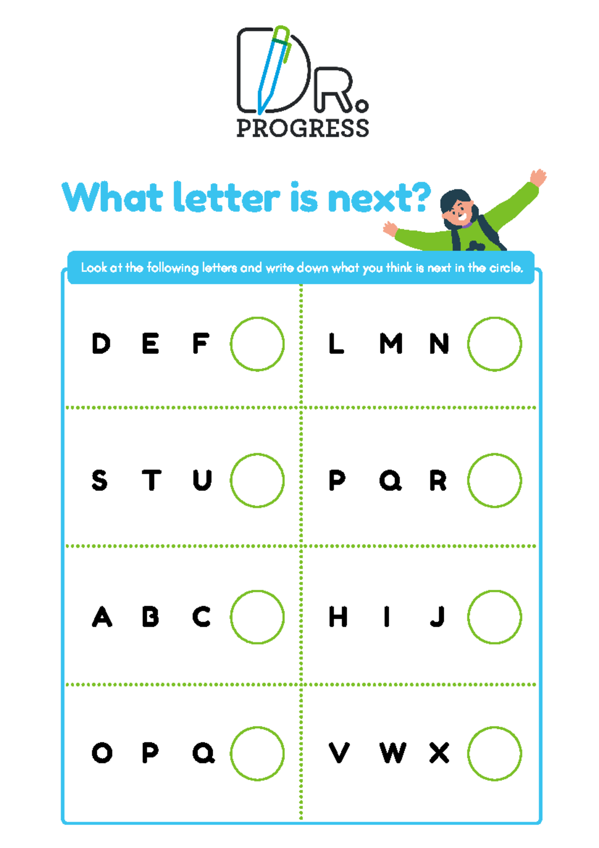Letter Sequence Writing Words Foundational Worksheet - MUF0011 - D E F ...