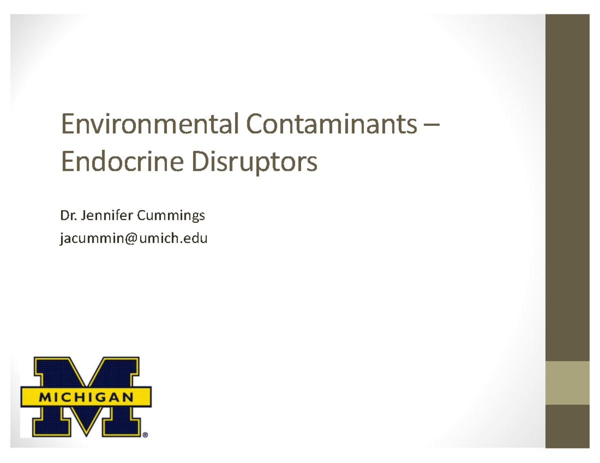 Endocrine Disruptors: Impacts, Sources, and Defense Strategies ...