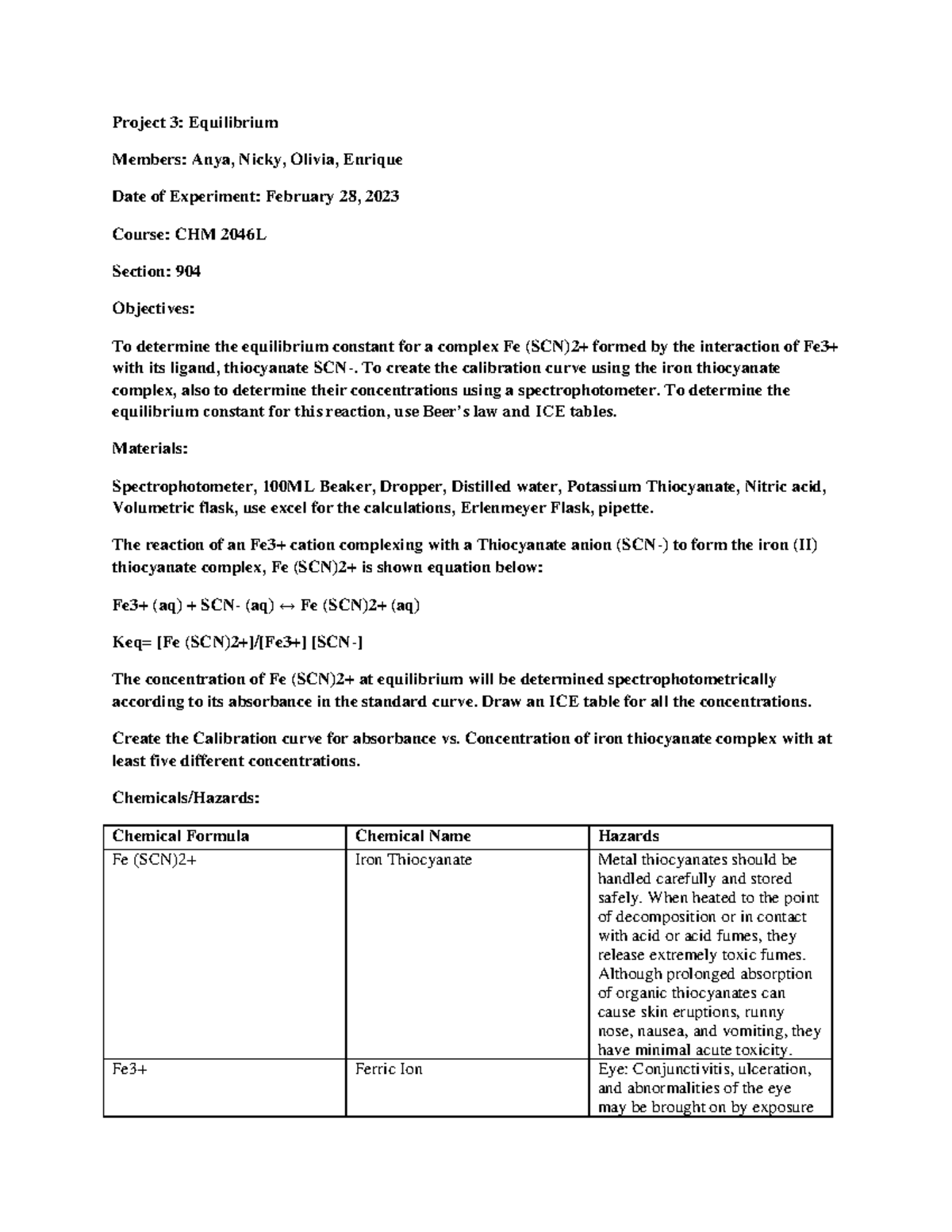 Module 3 Pre Lab - Project 3: Equilibrium Members: Anya, Nicky, Olivia ...