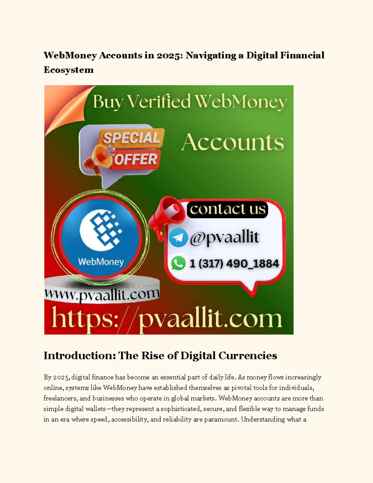 WebMoney Accounts in 2025: A Guide to Digital Finance Management - Studocu