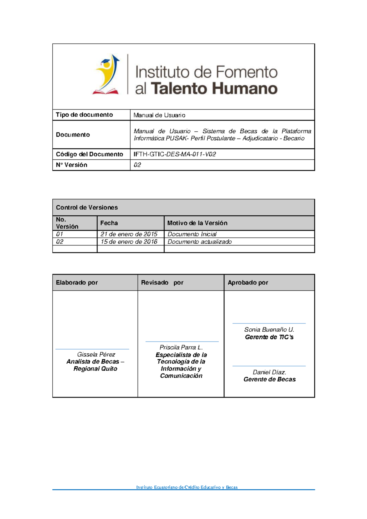 Manual- Usuario- Pusak - Instituto Ecuatoriano de Crédito Educativo y ...