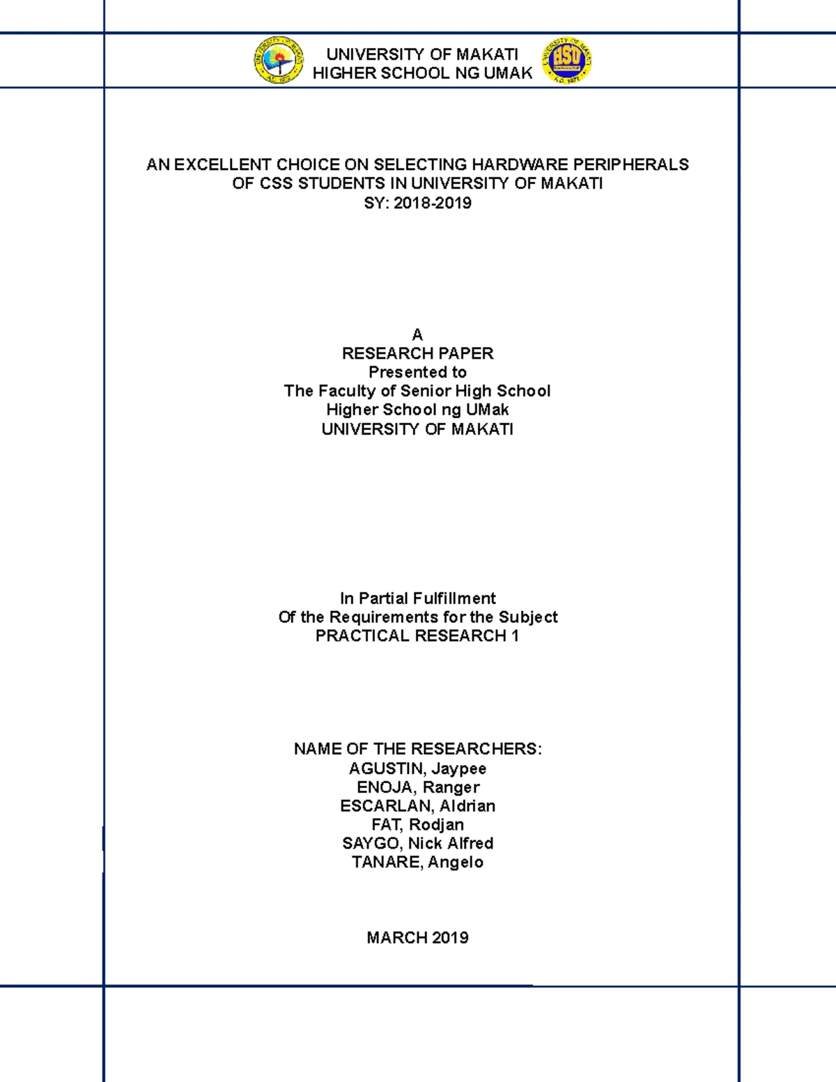 TVL - CSS 12 - Q1 - M1 - TVL - CSS 12 - Q1 - M1 - QUARTER 1 SELF ...