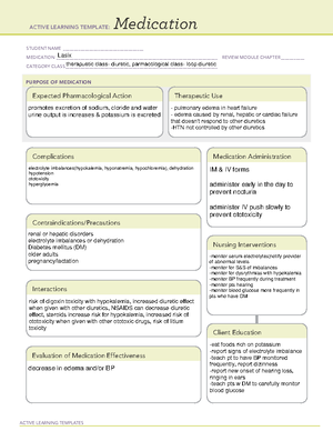 NPH insulin - Medication template - ACTIVE LEARNING TEMPLATES ...