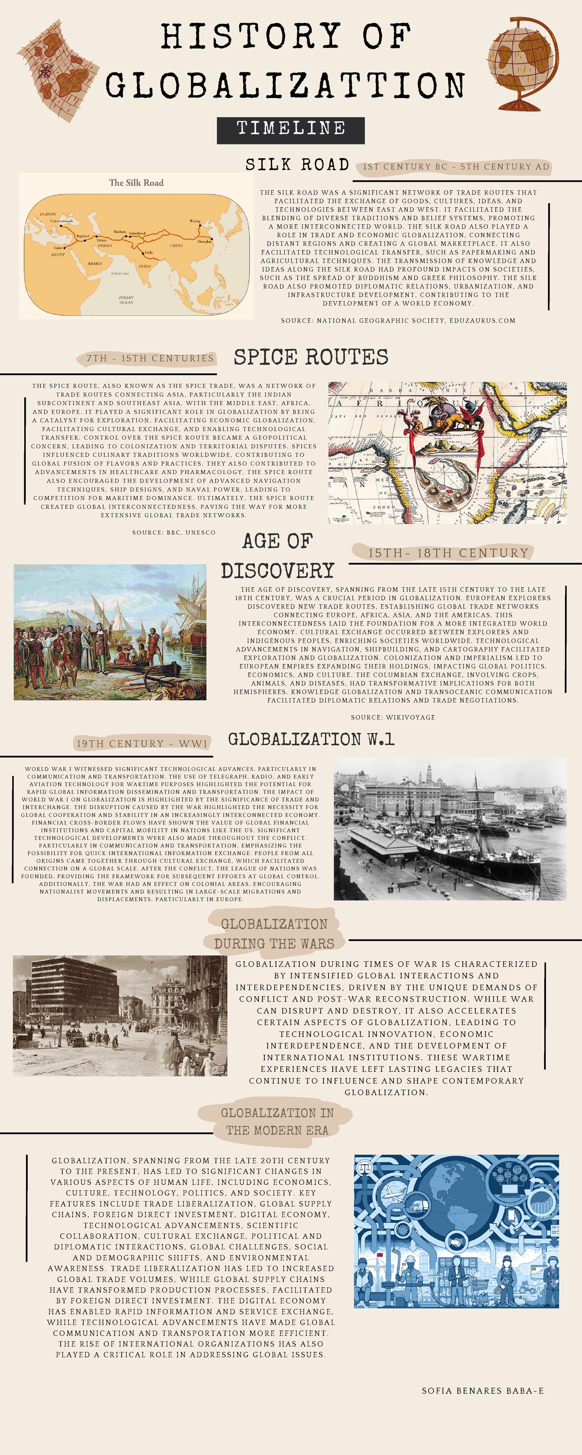Activity 2: Globalization and Historical Analysis Timeline - Studocu
