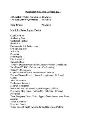 Edrolo VCE Psychology Units 34 - Extended Response Guide - Extended ...