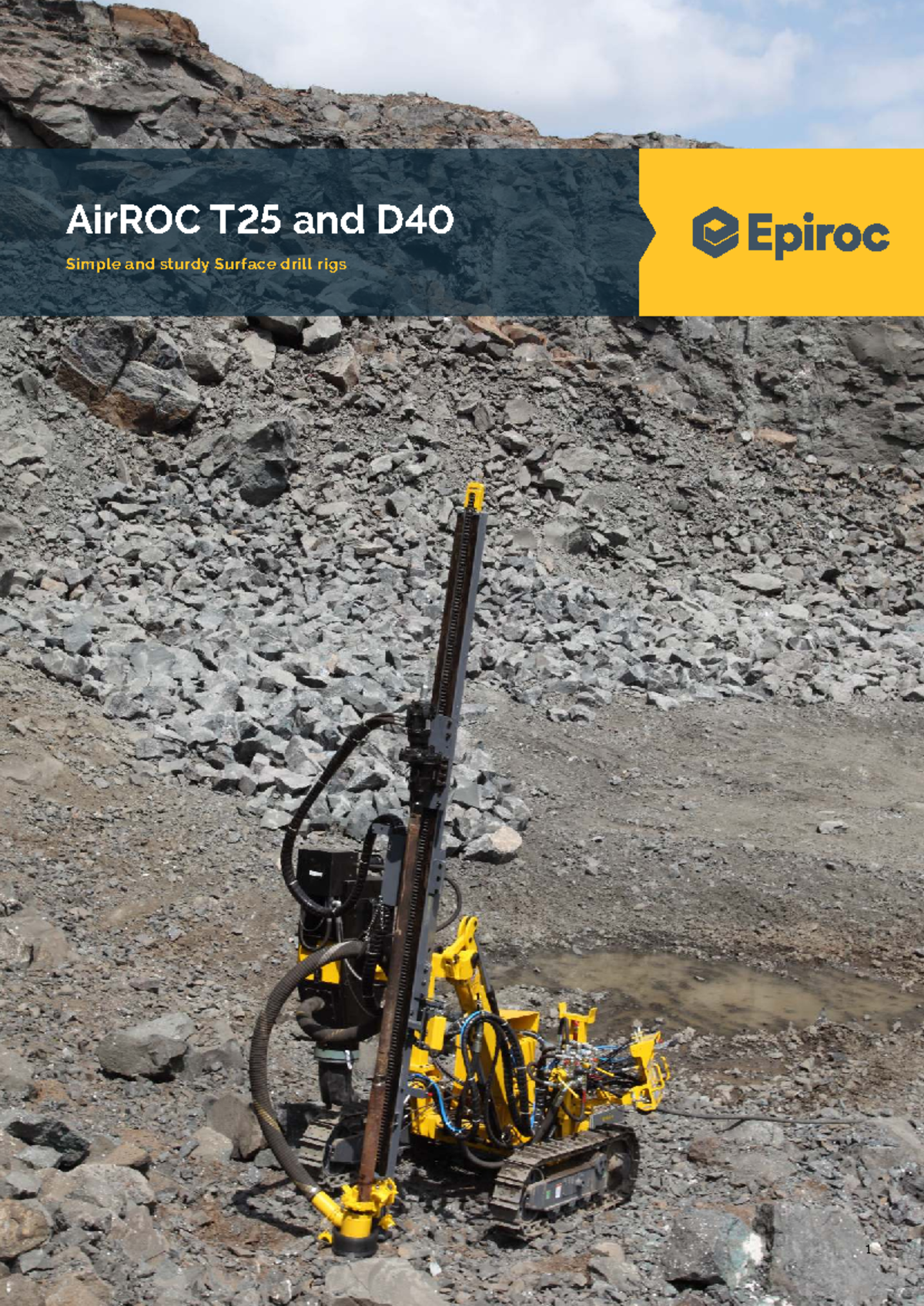 AirROC T25 & D40: Overview of Pneumatic Drill Rigs - Studocu