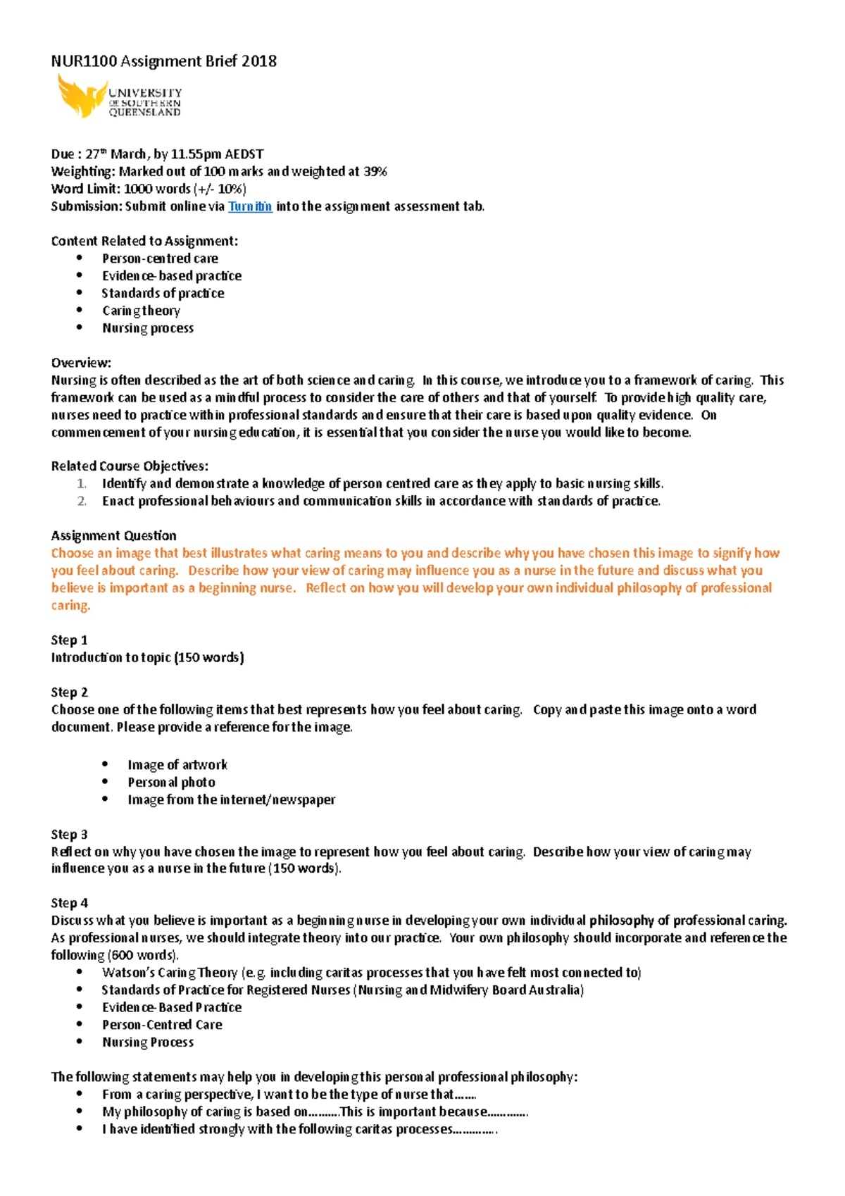 QAdds Chart - NUR1100 - Studocu