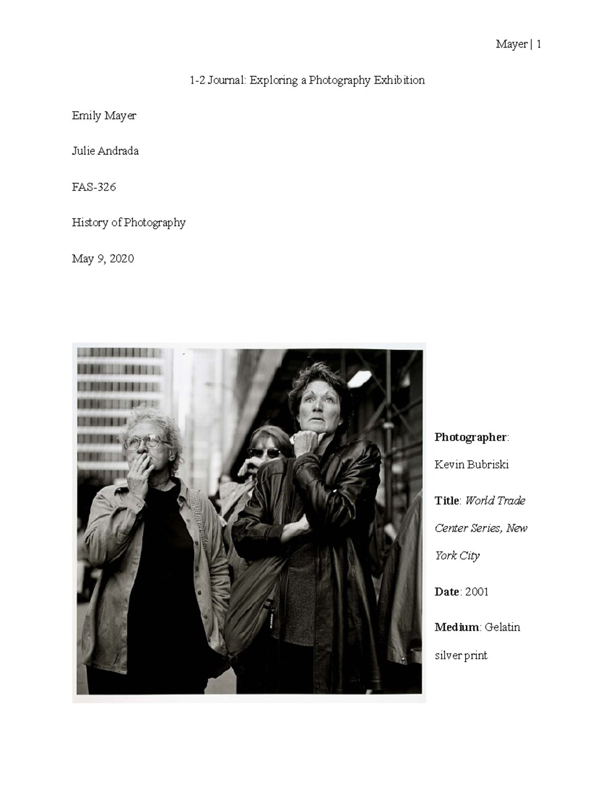 1-2 Journal Exploring Photography Exhibition EM - 1-2 Journal ...