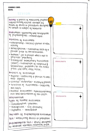 CORNELL NOTES midterm - psychoonolytic SOCIAL Theory DATE: KEY POINTS ...