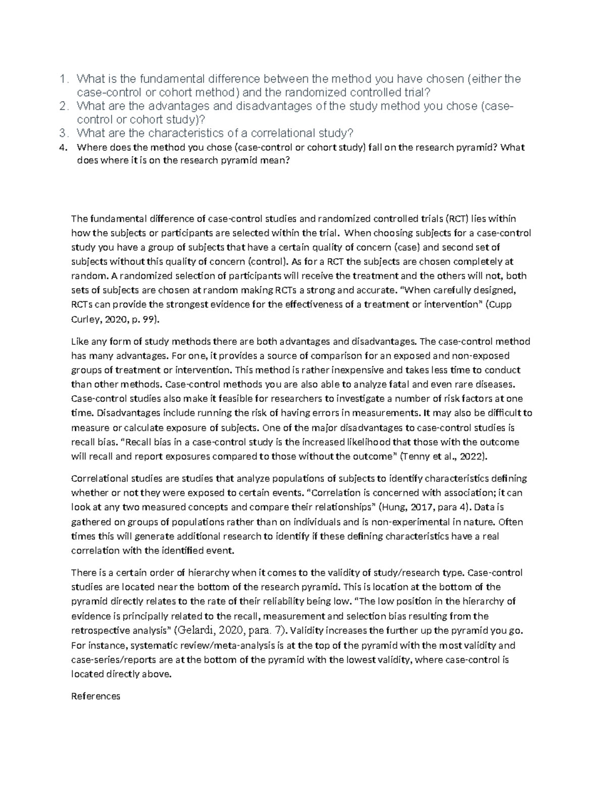 NR 503 week 3 discussion - 1. What is the fundamental difference ...
