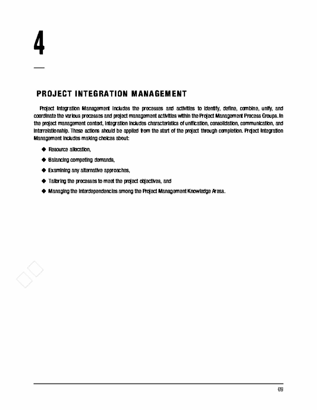 CH 4 TO 6 - A Guide to the Project Management Body of Knowledge (PMBOK ...