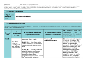 Evaluating Curriculum Alignment in MSN Curriculum & Instruction D630 ...