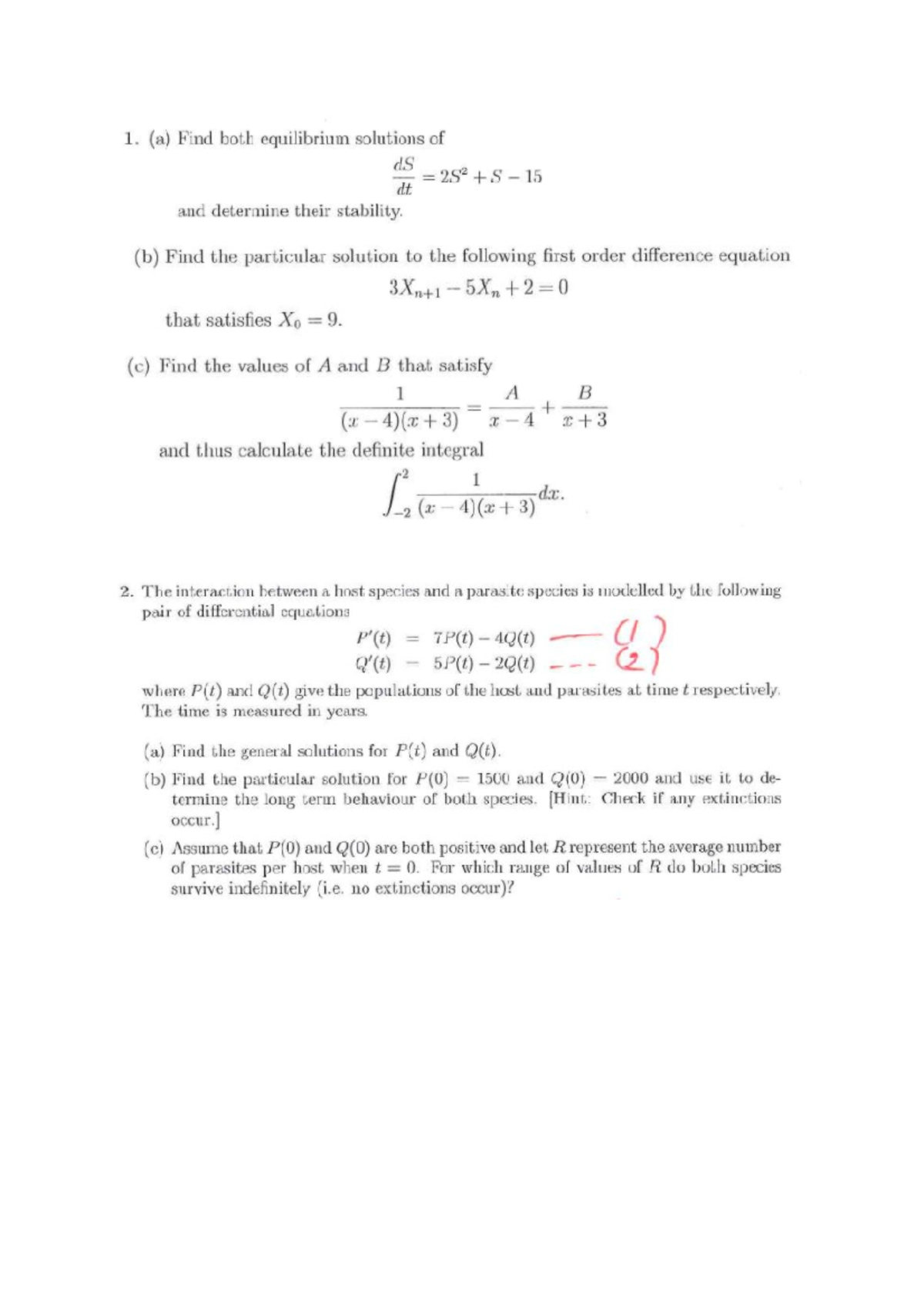 MATH1013 Past Paper Semester 2 2014 - MATH1013 - USyd - Studocu