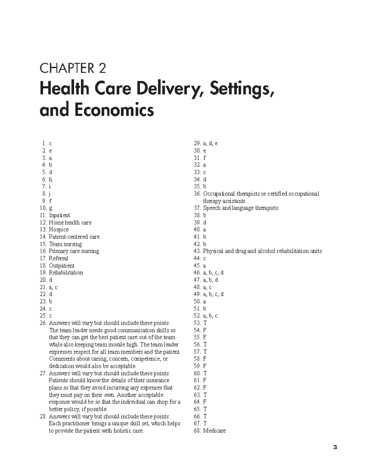 CH 02 Nursing Principles: Study Guide Answers for Chapter 2 - Studocu
