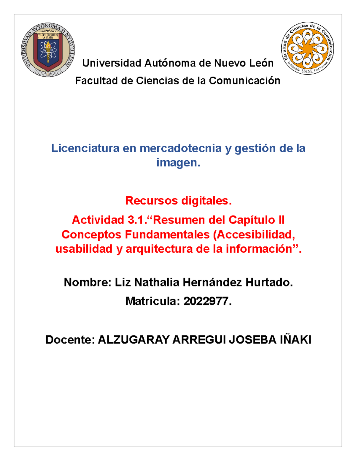 ACT 3.1Resumen de Usabilidad y Accesibilidad en Diseño Interactivo - Studocu