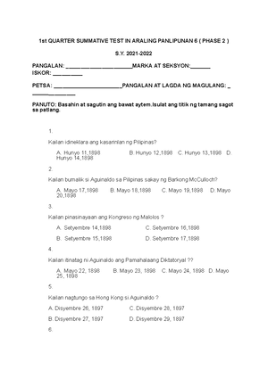 Humss Culminating-Activity-CG - K to 12 BASIC EDUCATION CURRICULUM ...