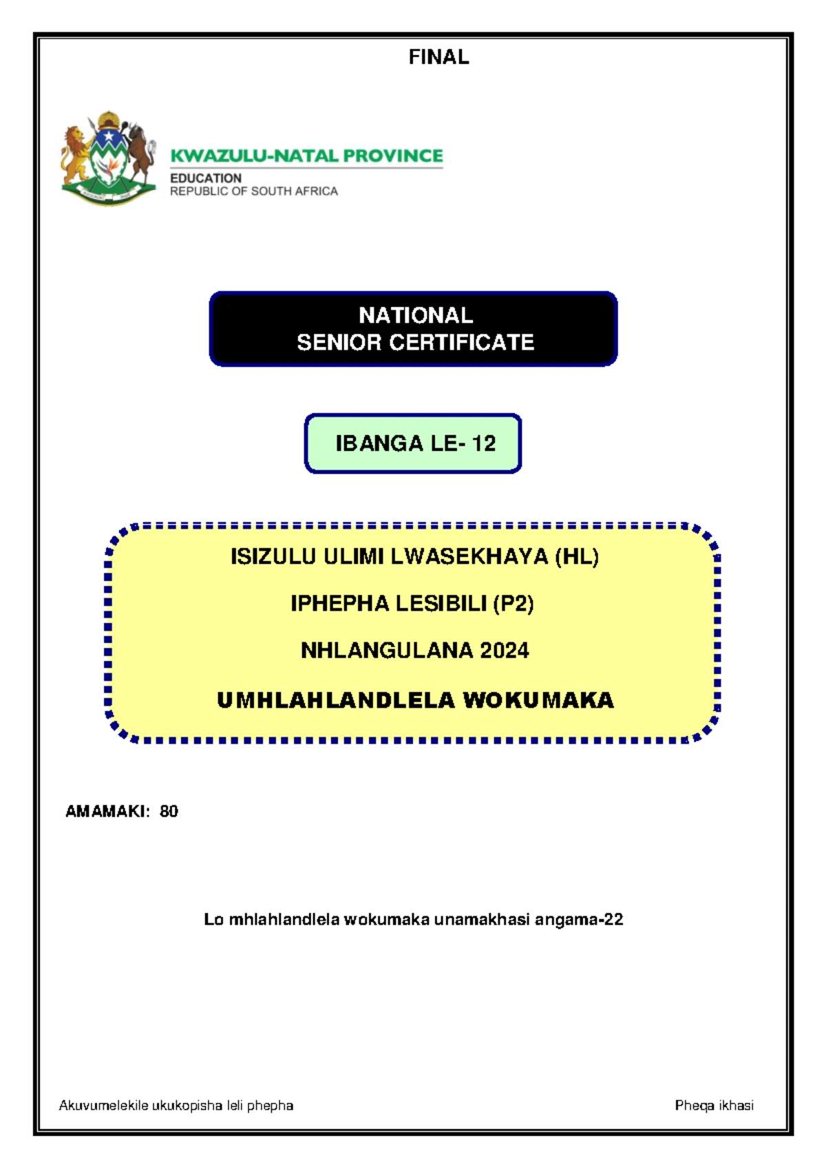 Life Sciences NSC P2 MEMO Sept 2023 Eng Eastern Cape - Thank You for ...