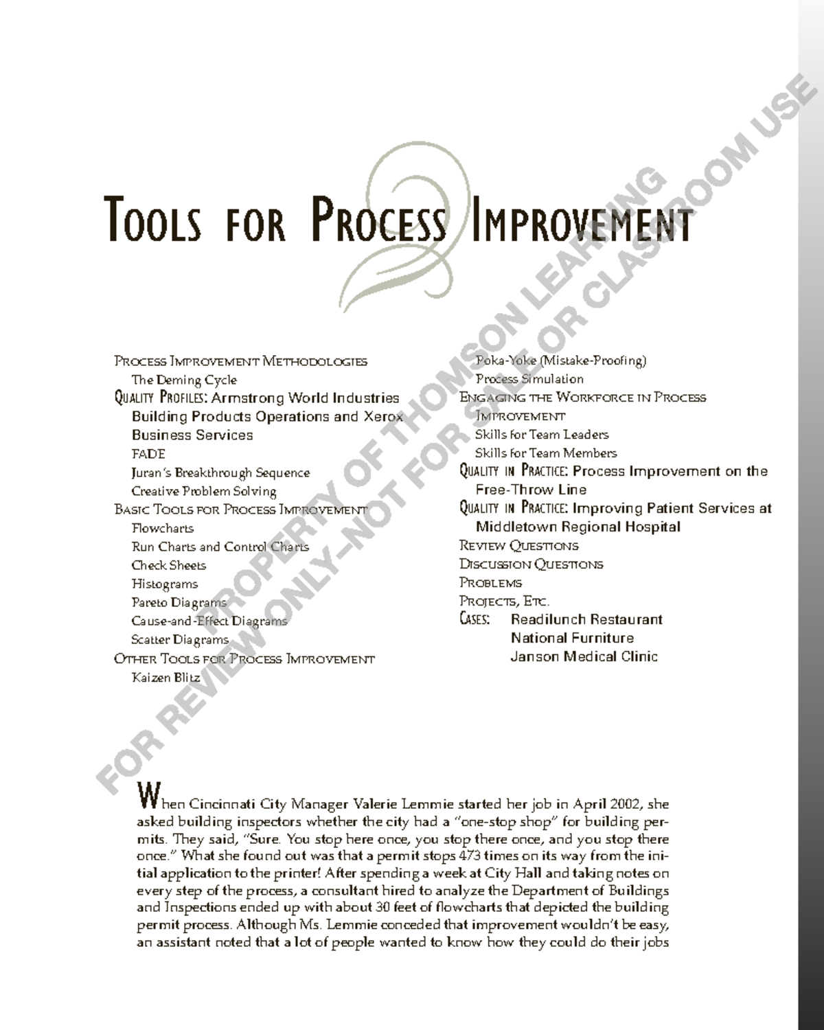 Chapter 7/ Quality management_Process-Improvement - quản trị chiến lược ...